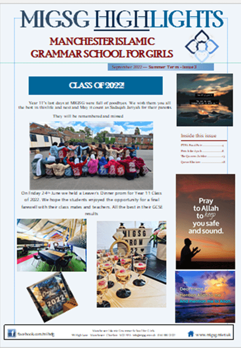 MIGSG - Manchester Islamic High School for Girls