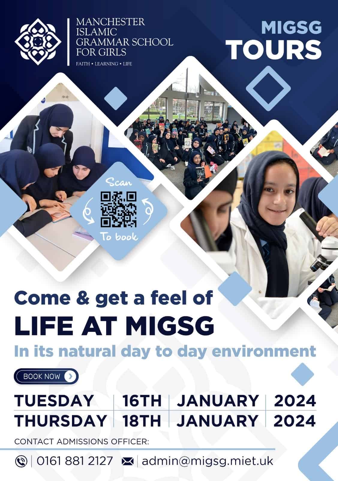 MIGSG TOURS - MIGSG - Manchester Islamic High School for Girls